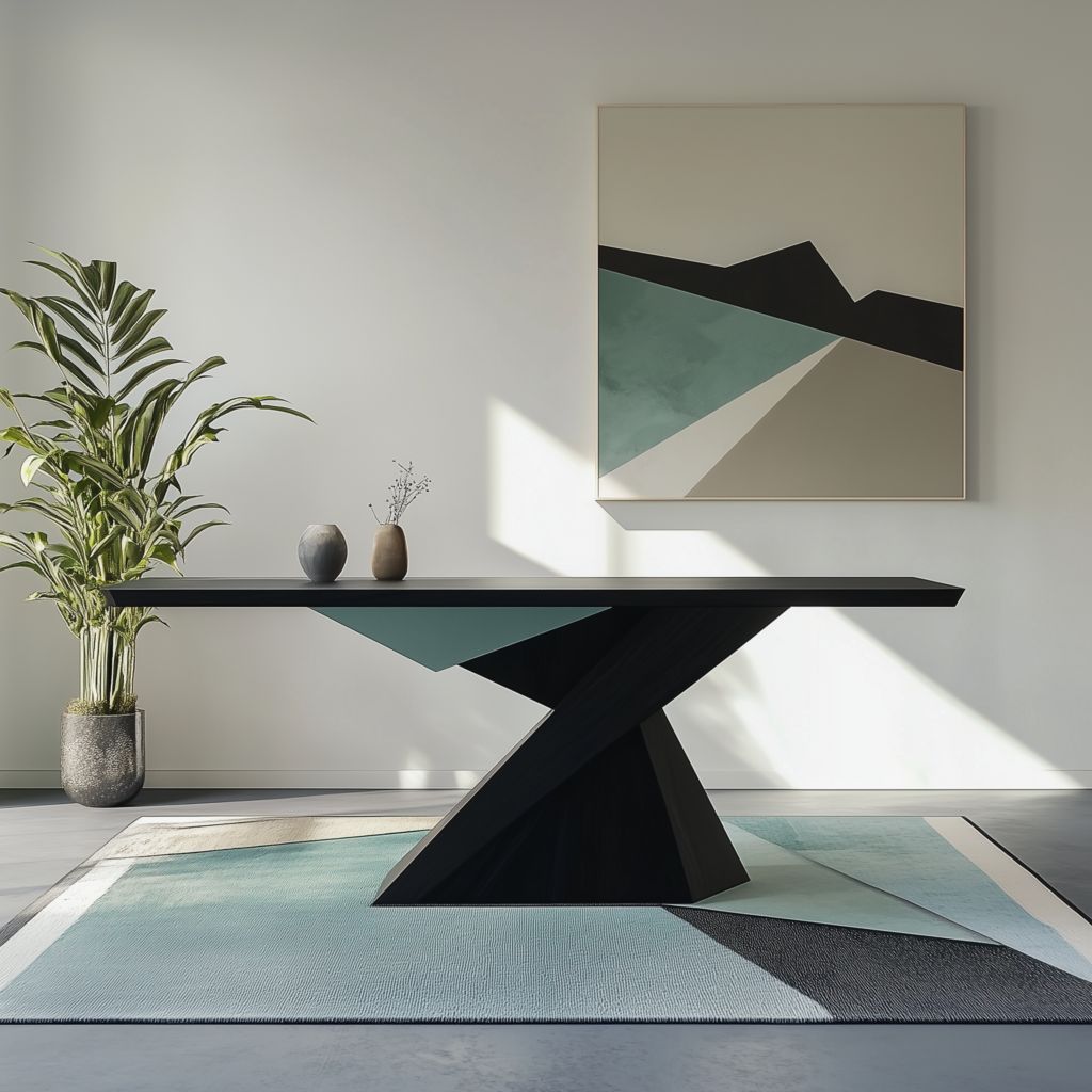 Geometric Exploration Table Concept - #WT10094 - WoodTide Table Designs